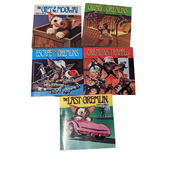 Toys | Vintage Gremlins Adventures Read Along Story Book Records ...